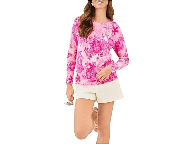 (取寄) リリー ピュリッツァー レディース サリマ セーター Lilly Pulitzer women Salima Sweater Parigi Pink Supporting Squad