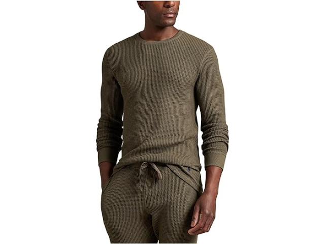 (取寄) ラルフローレン メンズ サーマル ロング スリーブ クルー ハンギング Polo Ralph Lauren men Thermal Long Sleeve Crew Hanging Thermal Green