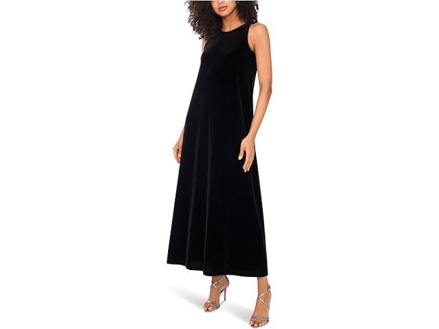 (取寄) ヴィンスカムート レディース スリーブレス Aライン マキシ Vince Camuto women Sleeveless Aline Maxi Rich Black