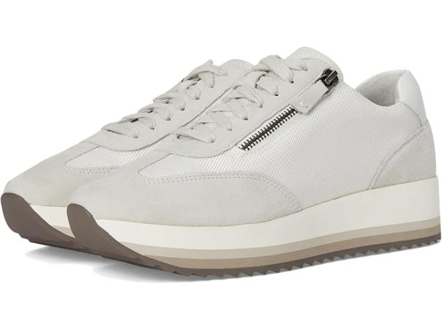 (取寄) ジョンストン&マーフィー レディース グレイシー サイド-ジップ Johnston & Murphy women Johnston & Murphy Gracie Side-Zip White Nylon Suede