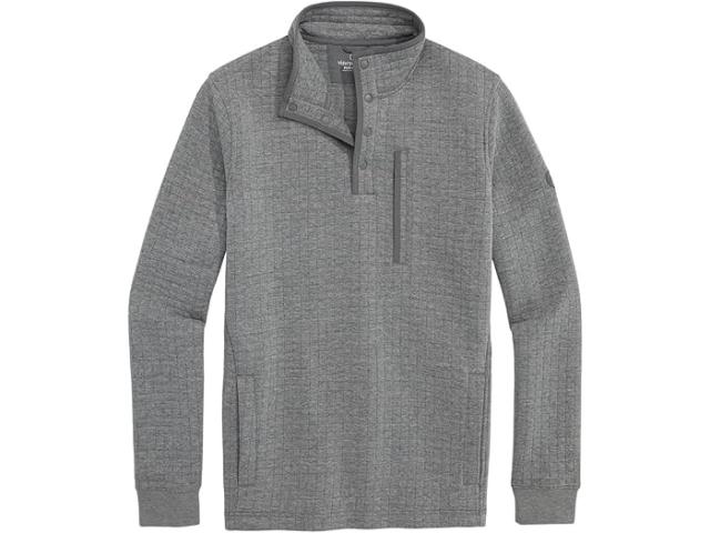 (取寄) ヴィンヤードヴァインズ メンズ キルテッド ナビゲーター 1/4 スナップ Vineyard Vines men Quilted Navigator 1/4 Snap Grey Heather