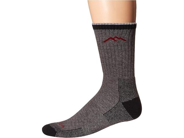 (取寄) ダーンタフバーモント メンズ クールマックス ミクロ クルー クッション ソックス Darn Tough Vermont men Coolmax Micro Crew Cushion Socks Gray/Black