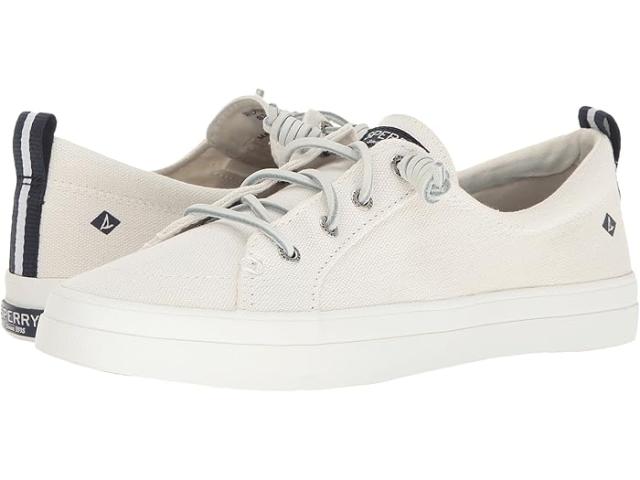 (取寄) スペリー レディース クレスト ヴィーブ ウォッシュド リネン Sperry women Crest Vibe Washed Linen White