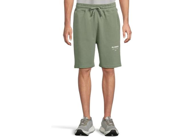 (取寄) オールセインツ メンズ アンダーグラウンド スウェットショート AllSaints men Underground Sweatshort Smokey Green