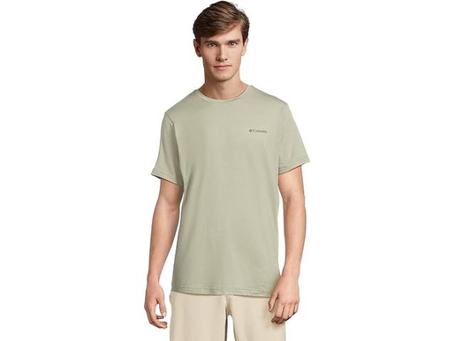 (取寄) コロンビア メンズ クィック ハイク バック グラフィック ショート スリーブ ティー Columbia men Kwick Hike Back Graphic Short Sleeve Tee Safari Heather/Planet Watch