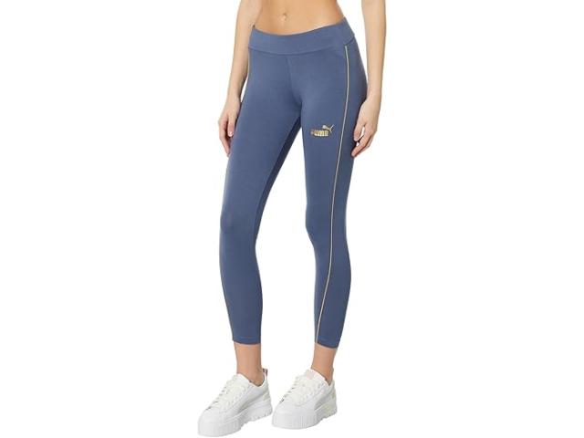 (取寄) プーマ レディース エッセンシャルズ+ ミニマル ゴールド レギングス PUMA women Essentials+ Minimal Gold Leggings Inky Blue