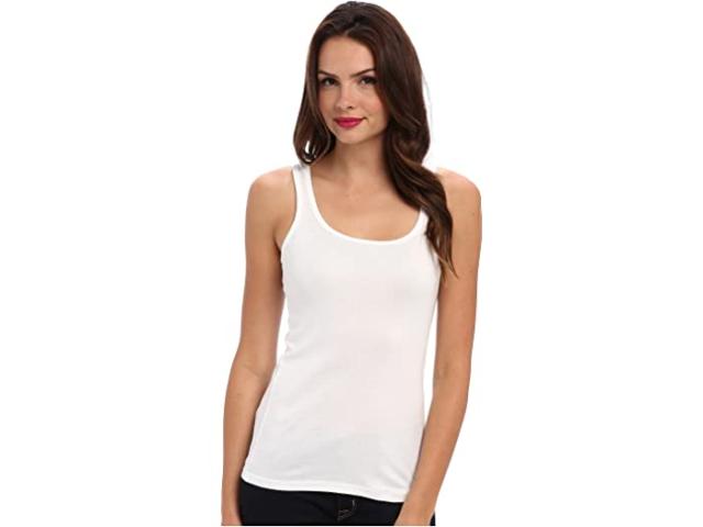 (取寄) スプレンディッド レディース 1X1 クラシック タンク トップ Splendid women  1x1 Classic Tank Top White