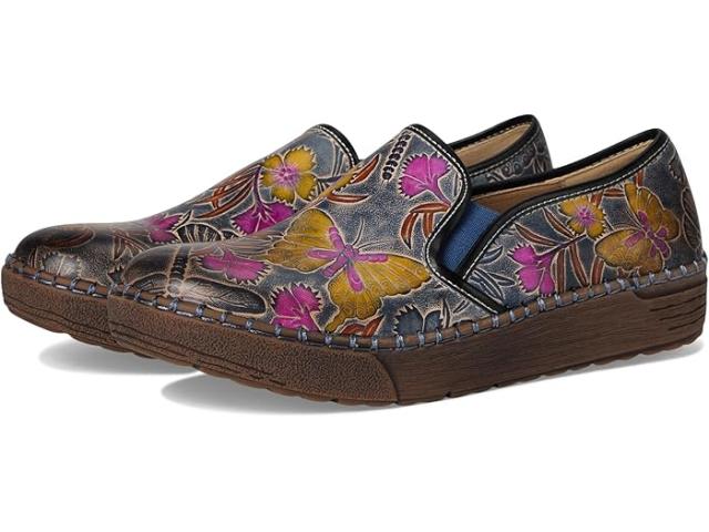 (取寄) ラルティストバイスプリングステップ レディース  L'Artiste by Spring Step women Priela Blue Multi