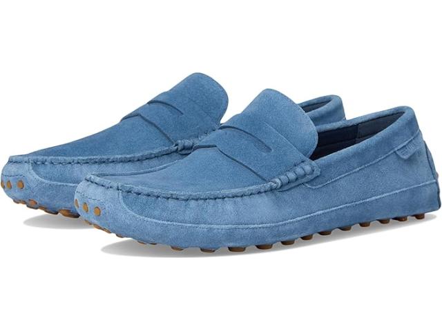 (取寄) コールハーン メンズ グランド ペニー ドライビング ローファーズ Cole Haan men Davies Grand Penny Driving Loafers China Blue Suede/Gum