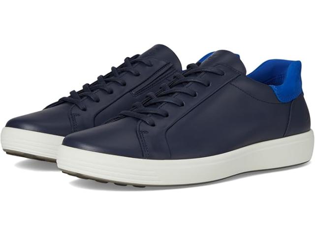 (取寄) エコー メンズ ソフト 7 イージー スリップ スニーカー ECCO men ECCO Soft 7 Easy Slip Sneaker Marine/Virtual