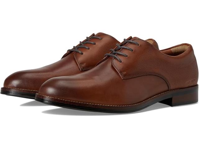 (取寄) ジョンストン&マーフィー メンズ XC コプリー プレーン トゥ Johnston & Murphy men Xc Copley Plain Toe Cognac Waterproof Embossed Full Grain