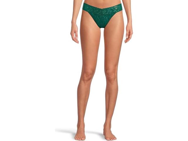 (取寄) ハンキー パンキー レディース シグニチャー レース オリジナル ライズ トング Hanky Panky women Signature Lace Original Rise Thong Spruce