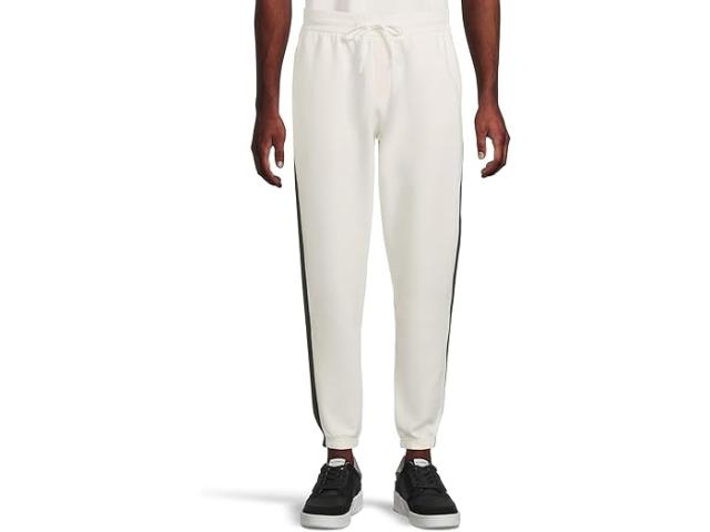 (取寄) アルマーニエクスチェンジ メンズ ミラノ / ニュー ヨーク ロゴ ドローストリング ジョガーズ Armani Exchange men Milano/New York Logo Drawstring Joggers Off White