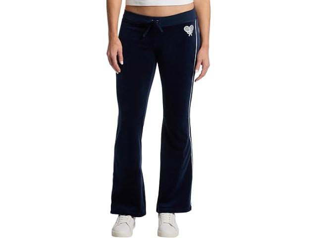 (取寄) ジューシークチュール レディース ヘリテージ ロウ ライズ トラック パンツ ウィズ サイド ストライプ Juicy Couture women Heritage Low Rise Track Pants With Side Stripe Regal Blue