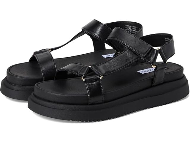 (取寄) スティーブマデン レディース  Steve Madden women Matina Black Leather