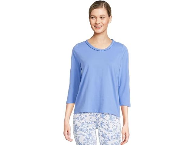 (取寄) リリー ピュリッツァー レディース ポールソン ニット トップ Lilly Pulitzer women Paulson Knit Top Sunwashed Blue