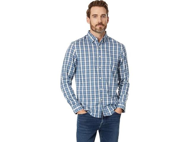 (取寄) ファリティ メンズ ザ ムーブメント シャツ Faherty men Faherty The Movement Shirt Seaside Blue Plaid