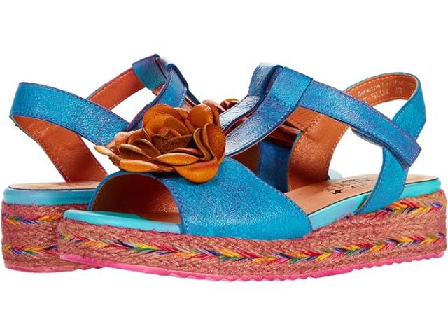 (取寄) ラルティストバイスプリングステップ レディース テンペスト L'Artiste by Spring Step women Tempest Blue Multi Leather