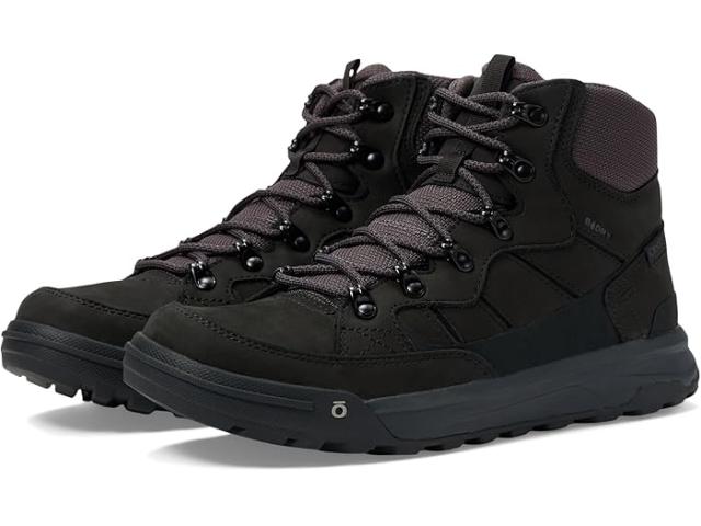 (取寄) オボズ メンズ バーク ミッド レザー B-ドライ Oboz men Oboz Burke Mid Leather B-Dry Black Sea