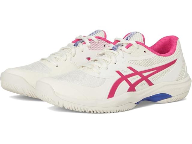 (取寄) アシックス レディース ゲーム FF テニス シューズ ASICS women Game FF Tennis Shoes Cream/Bright Rose