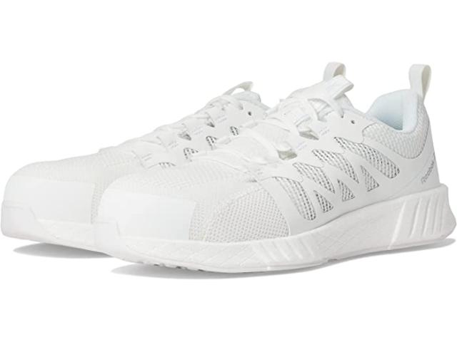 (取寄) リーボック ワーク メンズ フュージョン フレックスウィーブ ワーク エー コンプ トゥ Reebok Work men  Fusion Flexweave Work EH Comp Toe White