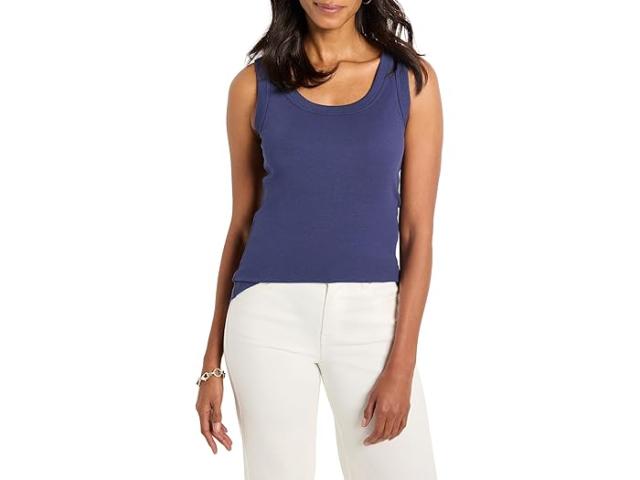 (取寄) ニックゾー レディース パーフェクト ニット リブ スクープ タンク NIC+ZOE women Perfect Knit Rib Scoop Tank Dusk