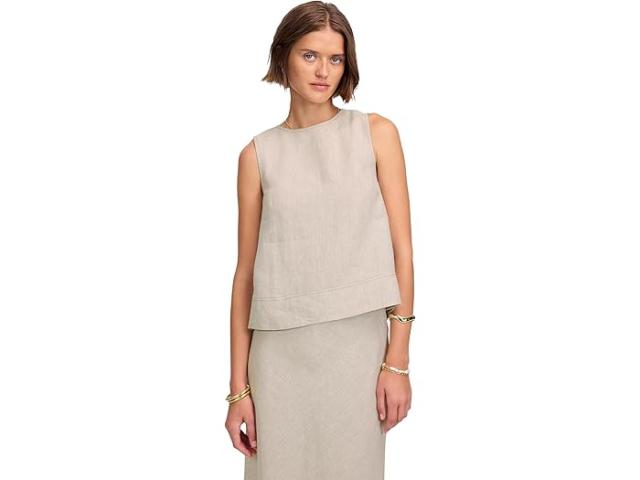 (取寄) メイドウェル レディース スキ トップ - 100パーセント リネン Madewell women Suki Top - 100% Linen Oat