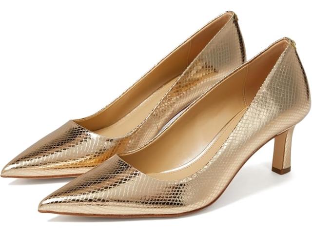 (取寄) マイケルコース レディース アマラ キトン ポンプ MICHAEL Michael Kors women Amara Kitten Pump Pale Gold