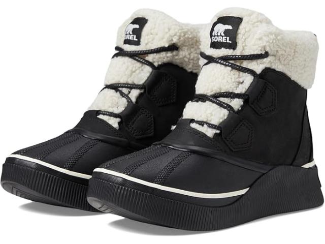 (取寄) ソレル レディース アウト n アバウト Iv ウォータープルーフ SOREL women Out N About IV Chillz Waterproof Black/Chalk
