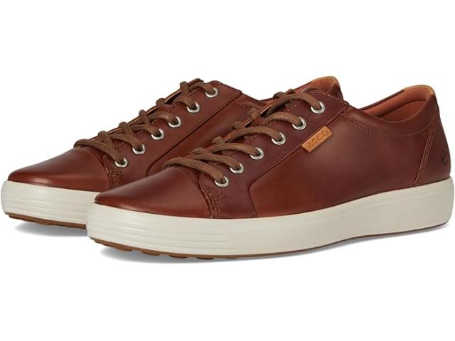 (取寄) エコー メンズ ソフト 7 スニーカー ECCO men ECCO Soft 7 Sneaker Cognac 1