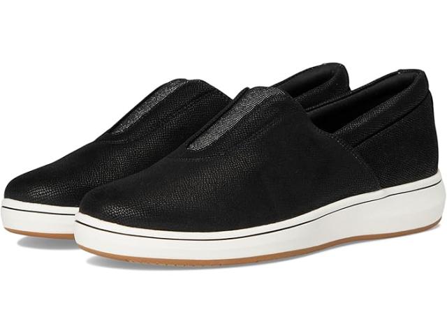 (取寄) クラークス レディース リア Clarks women Breezesky Ria Black/White Textile