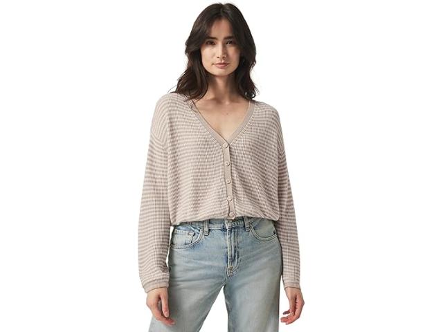 (取寄) スプレンディッド レディース ブライ ストライプド カーディガン Splendid women Bri Striped Cardigan Fawn Stripe