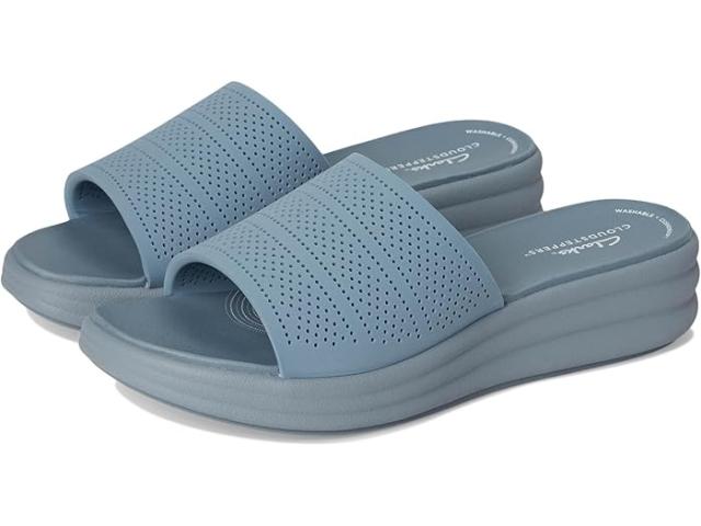 (取寄) クラークス レディース ドリフト ツイスト Clarks women Drift Twist Light Blue Synthetic