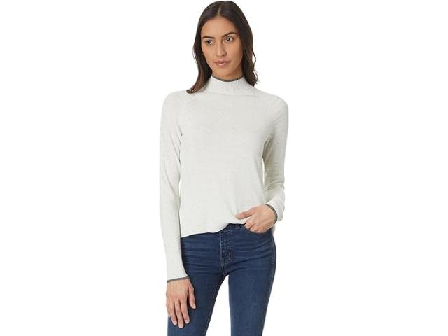 (取寄) スマートウール レディース エッジウッド モック ネック セーター Smartwool women Edgewood Mock Neck Sweater Natural Donegal