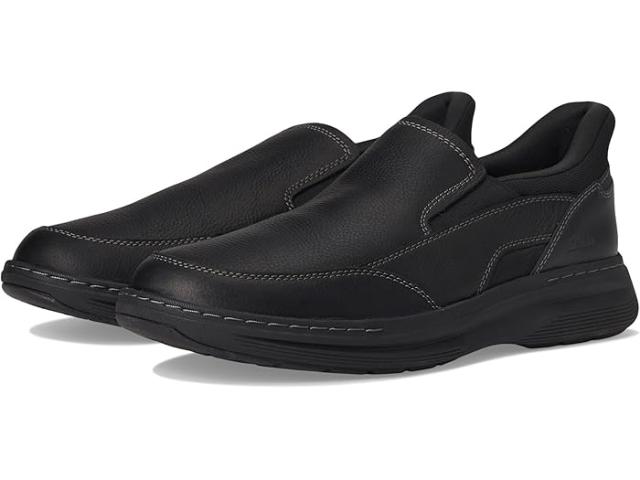 (取寄) クラークス メンズ ステップ Clarks men Craftwell Step Black Tumbled Leather