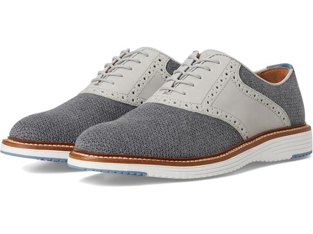 (取寄) ジョンストン&マーフィー メンズ アップトン ニット サドル Johnston & Murphy men Upton Knit Saddle Gray Knit/Full Grain