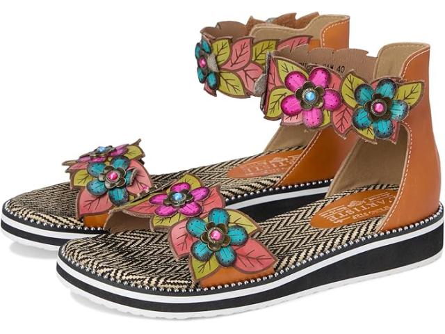 (取寄) ラルティストバイスプリングステップ レディース クルーザー L'Artiste by Spring Step women Cruzer Camel Multi