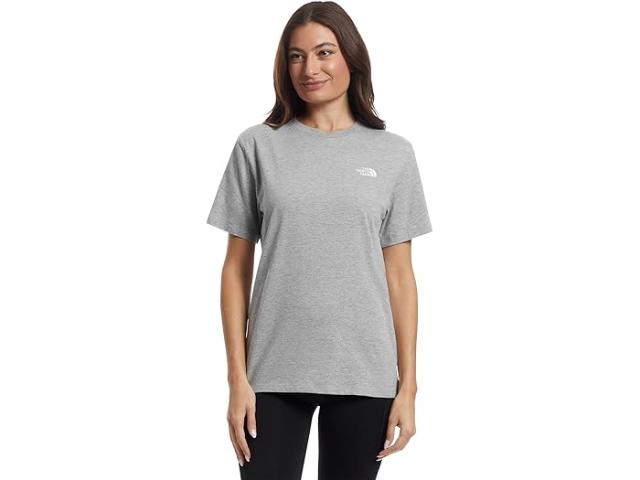 (取寄) ノースフェイス レディース エボリューション エンブ リラックスド-フィット ショート スリーブ ティー The North Face women Evolution EMB Relaxed Short Sleeve Tee TNF Pale Grey Heather