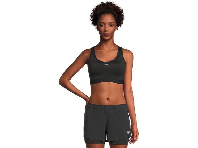 (取寄) ニューバランス レディース エッセンシャル ラン ブラ New Balance women Essential Run Bra Black