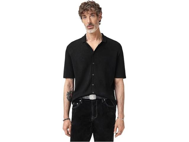 (取寄) ジョン バルベイトス メンズ シャツ John Varvatos men Arlon Shirt Y2597R25 Black