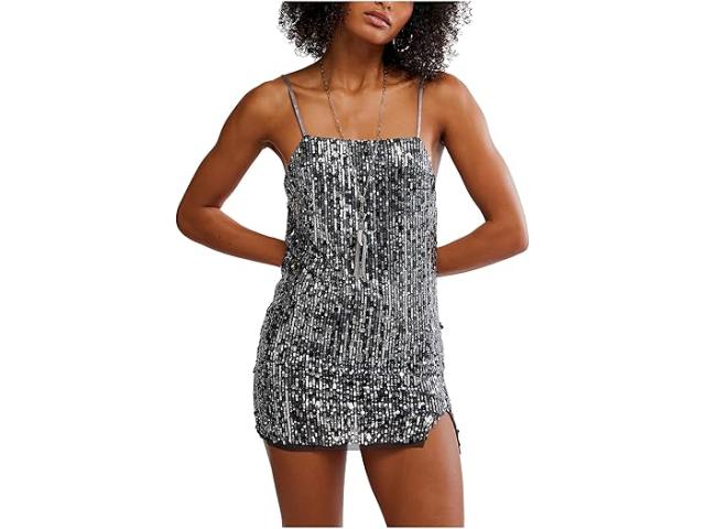 (取寄) フリーピープル レディース ミッドナイト キス ミニ スリップ Free People women Midnight Kiss Mini Slip Charcoal Combo