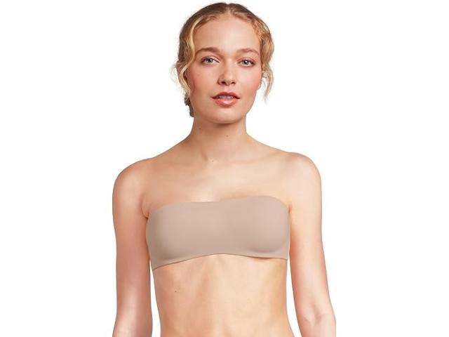 (取寄) カルバンクライン アンダーウェア レディース パーフェイクトリー フィット アダプト ヘアバンド ストラップレス ブラ   Underwear women Perfectly Fit Adapt Bandeau Strapless Bra Beige