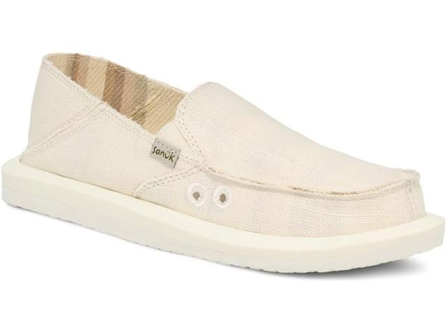 (取寄) サヌーク レディース ドンナ ヘンプ Sanuk women Sanuk Donna Hemp White