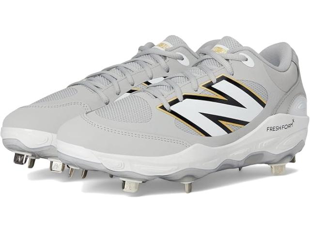 (取寄) ニューバランス メンズ フレッシュ フォーム X ベースボール クリーツ New Balance men Fresh Foam X 3000v7 Baseball Cleats Raincloud/White