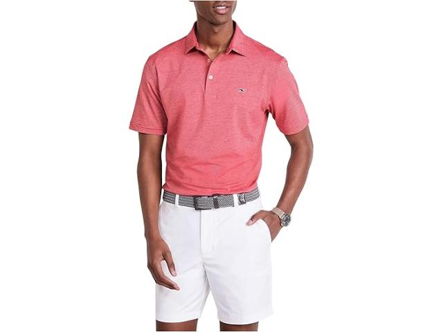 (取寄) ヴィンヤードヴァインズ メンズ ST. ジーン ストライプ サンカティ ポロ Vineyard Vines men St. Jean Stripe Sankaty Polo Lighthouse Red