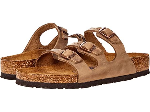 (取寄) ビルケンシュトック レディース フロリダ ソフト フットベッド - レザー Birkenstock women  Florida Soft Footbed - Leather Tobacco Oiled Leather