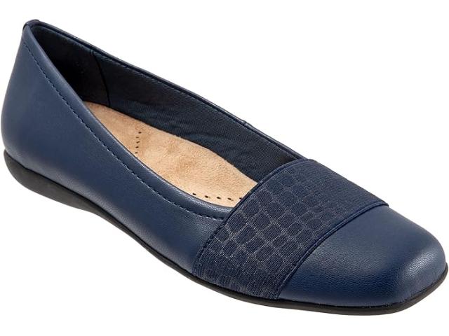 (取寄) トロッターズ レディース サマンサ Trotters women Trotters Samantha Navy Veg/Croco Gore
