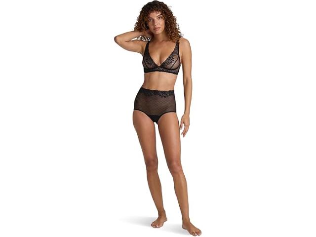 (取寄) コマンドー レディース ダブル テイク ハイ ライズ ビキニ Commando women Double Take High Rise Bikini Black