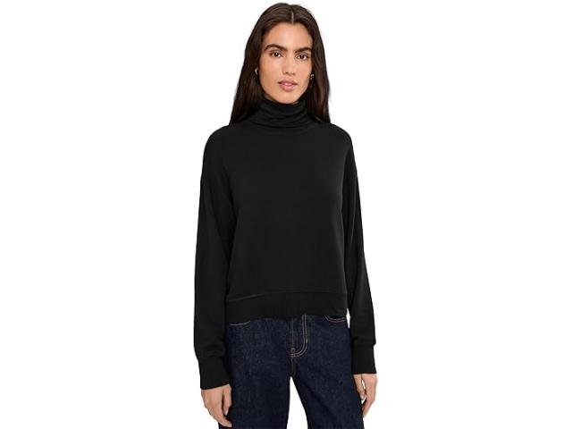 (取寄) スプレンディッド レディース スーパーソフト トリム タートルネック Splendid women Supersoft Trim Turtleneck Black