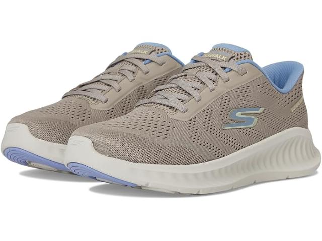 (取寄) スケッチャーズ パフォーマンス レディース ゴー ウォーク ナウ ハンズ フリー スリップインズ SKECHERS Performance women Go Walk Now Hands Free Slip-Ins Taupe/Blue